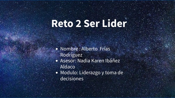 Reto 3 Ser Lider | Genially
