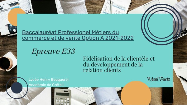 Epreuve E33 | Genially