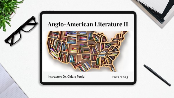 UniTS - Am Lit 2 - Course Overview