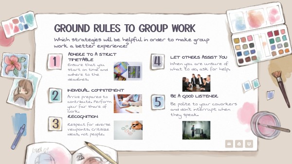 GROUND RULES TO GROUP WORK - JORDI SASTRE