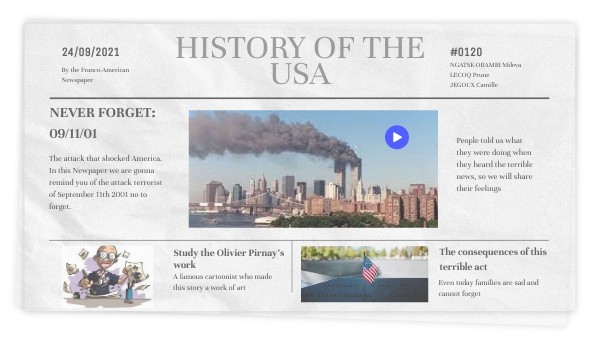 History of USA - 09/11/01