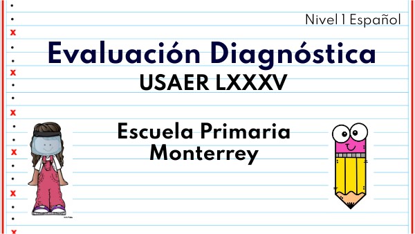 Ev. Diagnóstica nivel 1 esp. | Genially