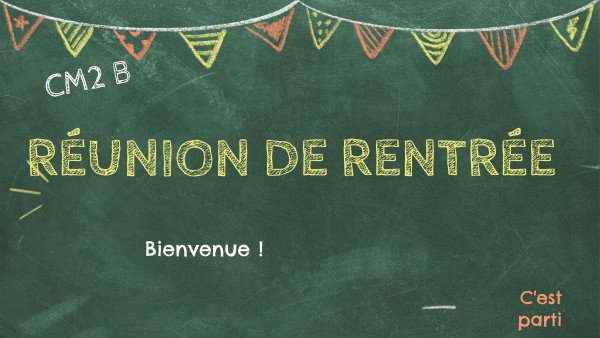 Réunion parents 2021 | Genially