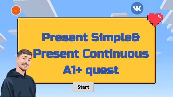 Mr Beast Present Simple&Present Continuous A1+ quest
