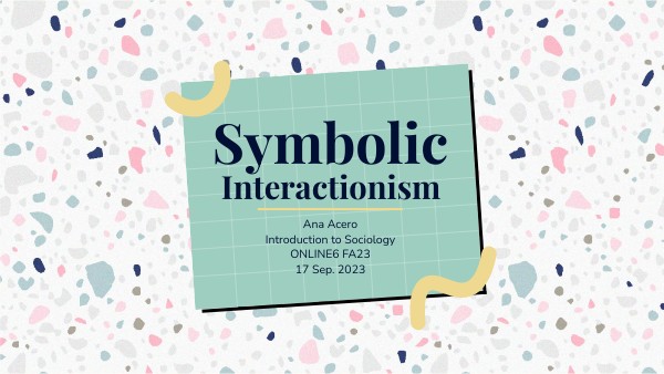 Symbolic Interactionism