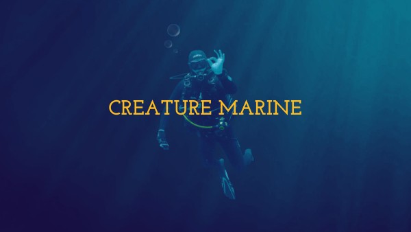CREATURE MARINE | Genially