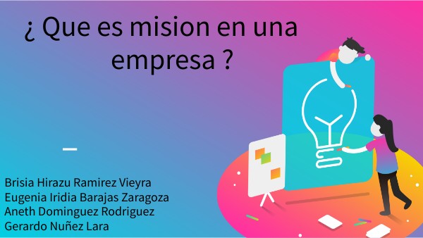 Que es misión en una empresa | Genially