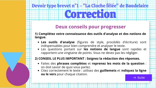 Correction "La Cloche fêlée" | Genially