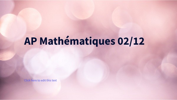 AP 12 01 2nde | Genially