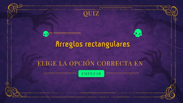 arreglos rectangulares | Genially