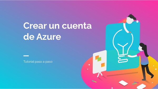 Crear una cuenta de Azure