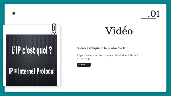 PROTOCOLE IP | Genially