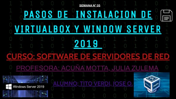 INSTALACION DE VIRTUALBOX Y WINDOWS SERVER 2019 | Genially