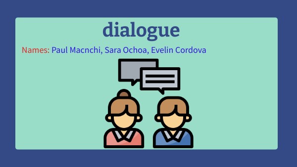 dialogue | Genially