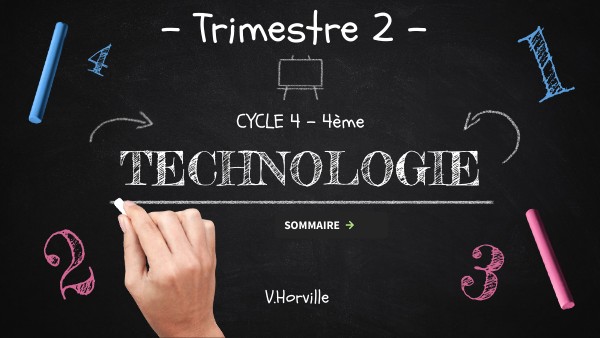 COURS DE TECHNOLOGIE 4° | Genially
