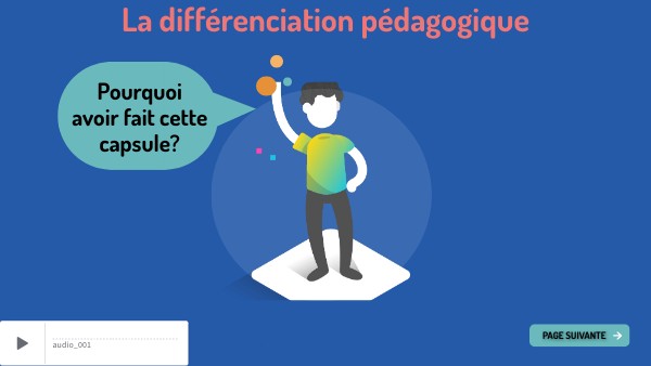 Capsule sur la différenciation pédagogique | Genially
