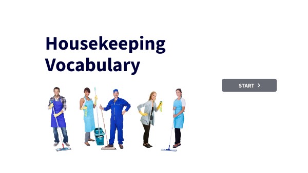 Housekeeping Vocabulary | Genially