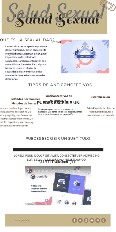 Salud sexual | Genially