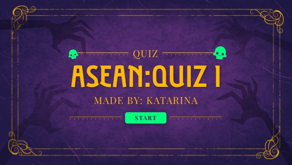 ASEAN:QUIZ 1