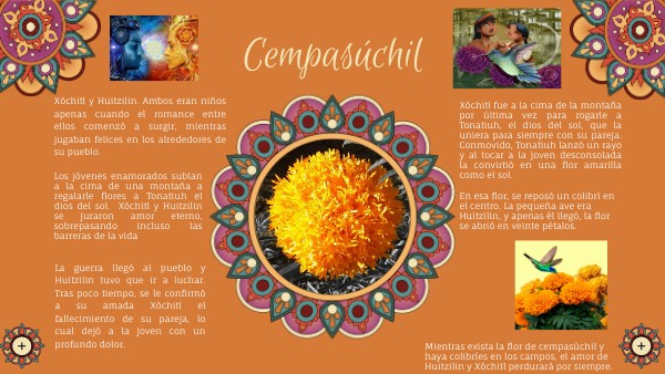 La leyenda de la flor de cempasúchil | Genially