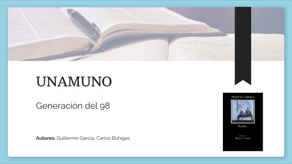 Don Miguel de Unamuno