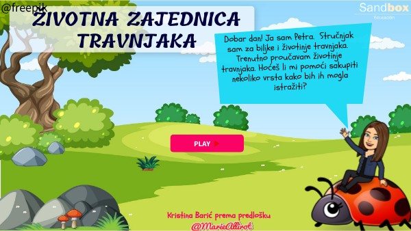 ŽIVOTNA ZAJEDNICA TRAVNJAKA | Genially