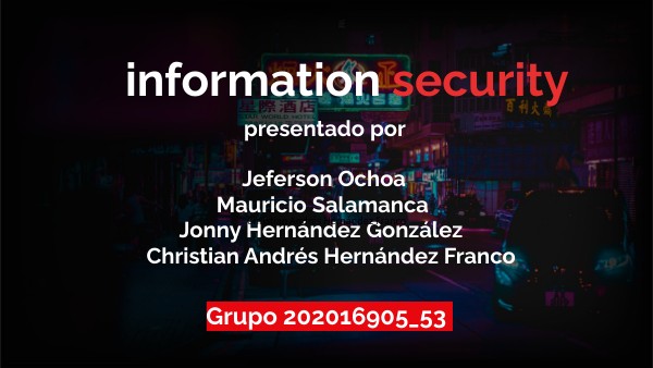 Information Security | Genially