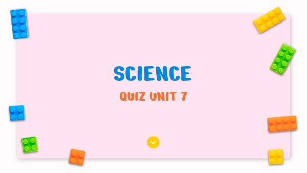 SCIENCE - Unit 8: Matter