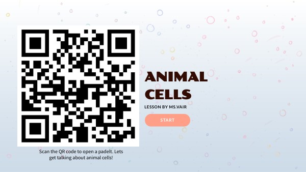ANIMAL CELLS Lesson | Genially