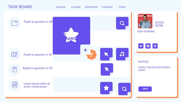 TASK BOARD | Genially