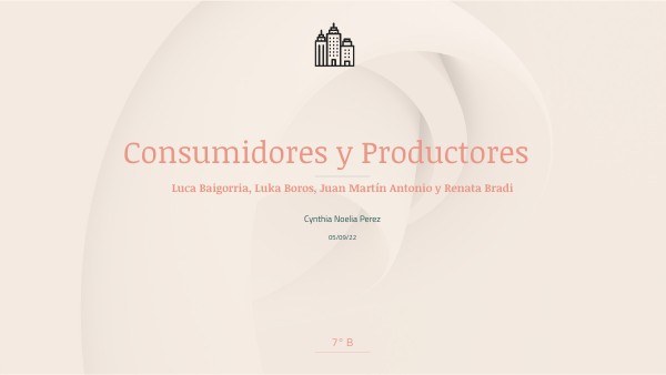 productores y consumidores