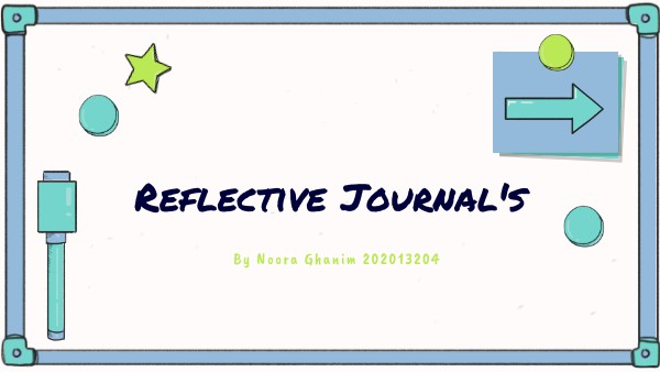 Reflective Journal's | Genially