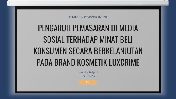 PROJECTION PRESENTATION | Genially