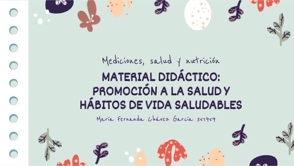 Promoción a la salud y hábitos de vida saludable | Genially