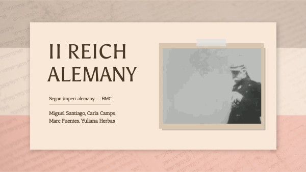 II Reich Alemany | Genially