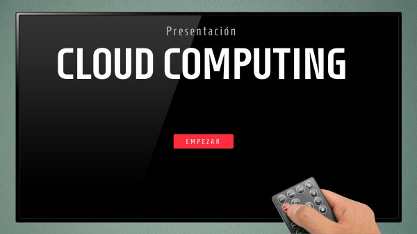 PRESENTACIÓN Cloud Computing