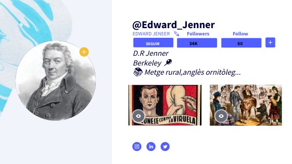 Intagram de Edward Jenner