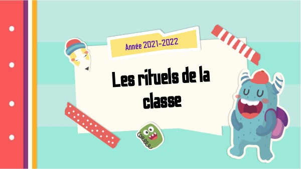 Les rituels de la classe GS