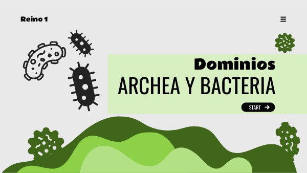 Presentación de los dominios Bacteria y Archaea | Genially