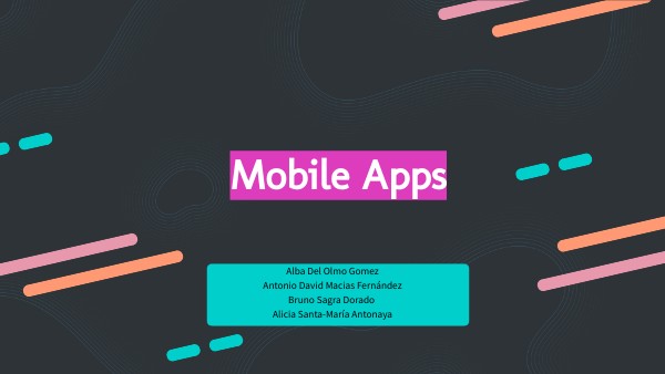 MOBILE APP DOSSIER | Genially