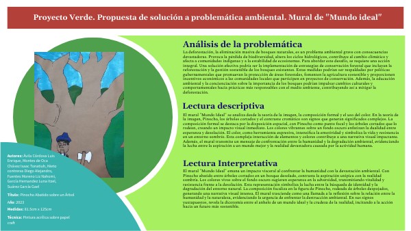 Proyecto Verde. Propuesta de solución a problemática ambiental. | Genially