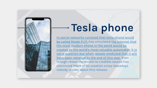Tesla phone