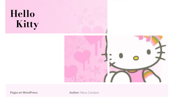 hello kitty wordpress