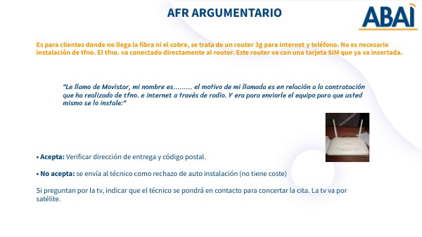 ARGUMENTARIO AFR