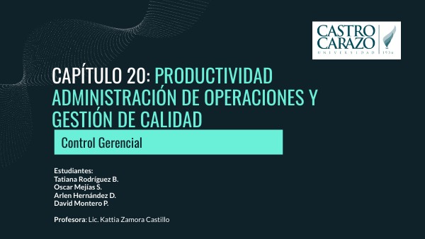 ANÁLISIS III - CAPÍTULO 20 | Genially