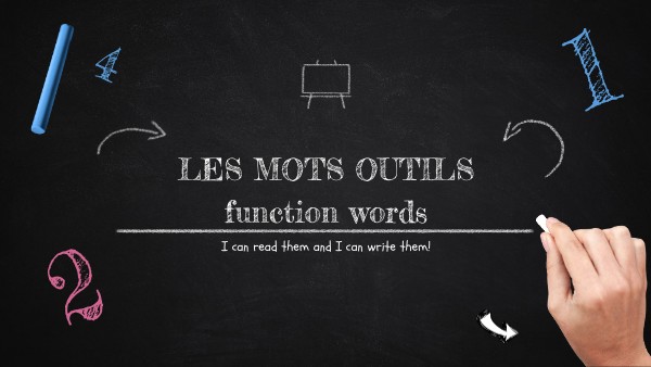 Les mots outils 1 | Genially