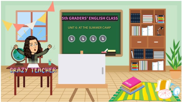 new aula virtual 5è unit 6 At the summer camp repàs