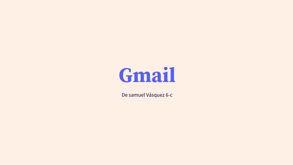 gmail | Genially
