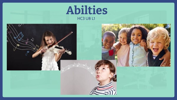 Abilities HC3 U 8 L1 | Genially