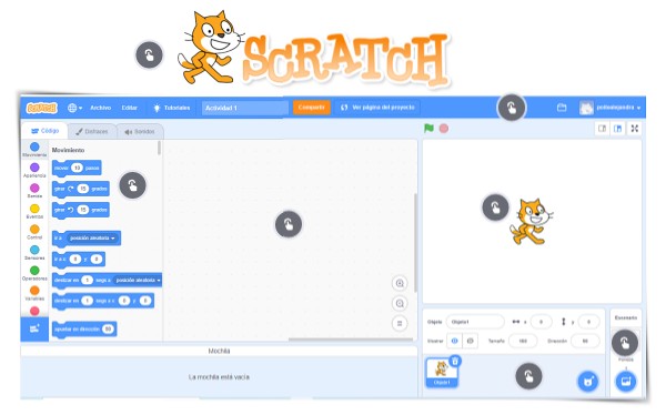 Interfaz de Scratch